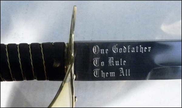 Custom Engraved Swords and Tankards