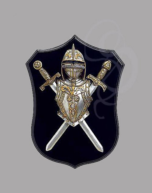 Knightly Armor Wall Plaque